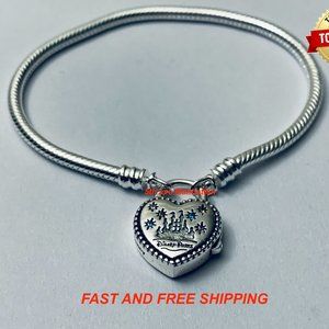 Pandora | Jewelry | Brand New Pandora Fantasyland Castle Heart Bracelet ...